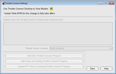 Setup Tekla PowerFab to work with Trimble Connect | Trimble User Assistance