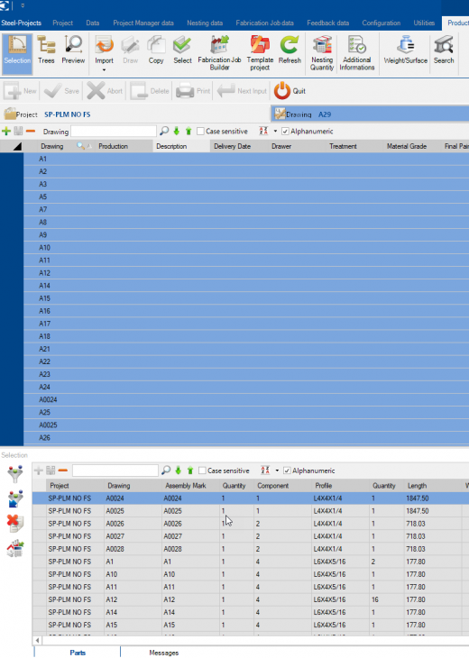 5. The "No Tekla PowerFab Job" Workflow | Trimble User Assistance