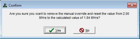Estimating Manual Override | Tekla User Assistance