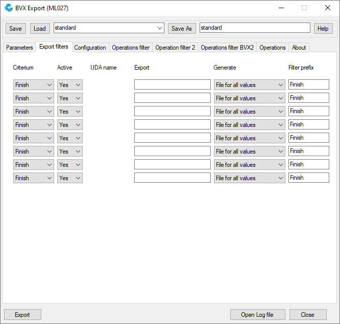 BVX Export (ML027) | Tekla User Assistance