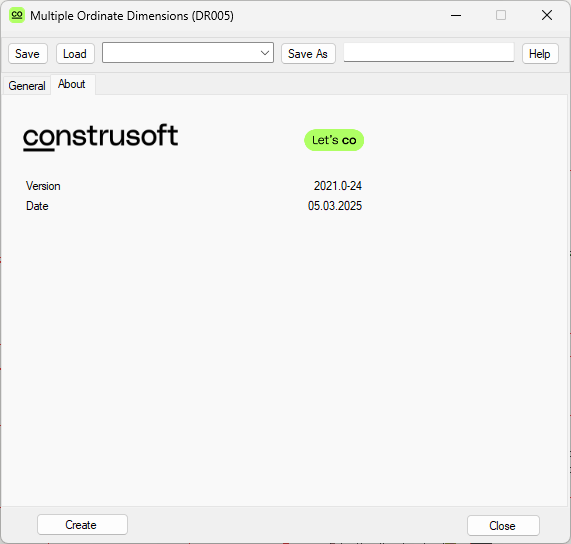 Multiple ordinate dimensions (DR005) | Trimble User Assistance