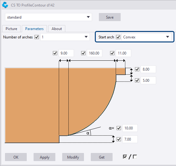 Profile Contour (d142) | Tekla User Assistance
