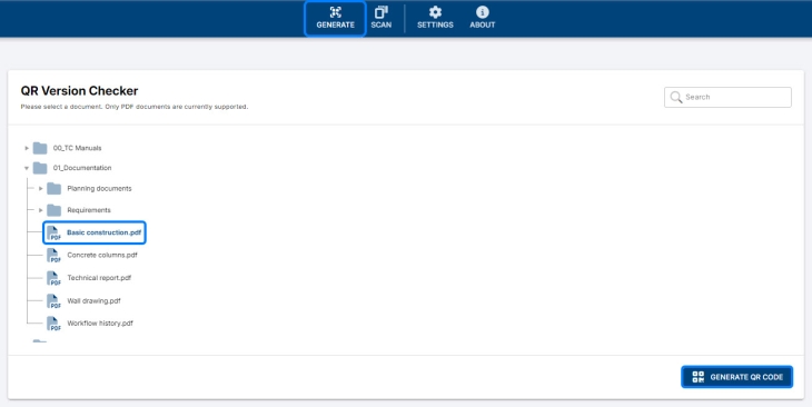 QR Version Checker | Tekla User Assistance