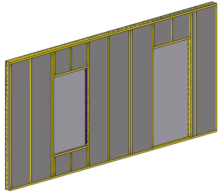 Wood wall on panel (m082) | Trimble User Assistance