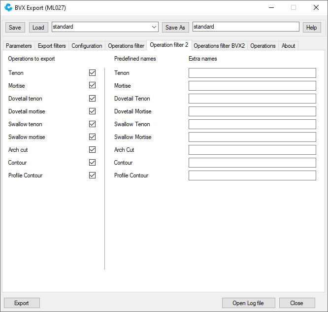 BVX Export (ML027) | Tekla User Assistance