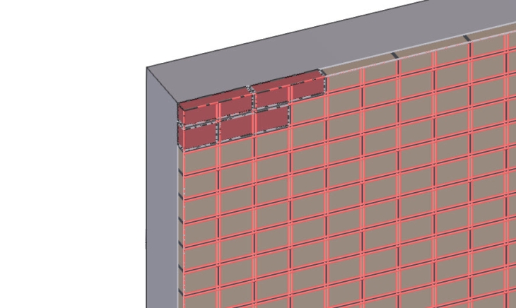 Bricks on wall | Trimble User Assistance