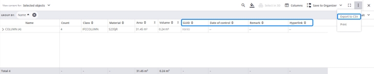 Import CSV | Tekla User Assistance