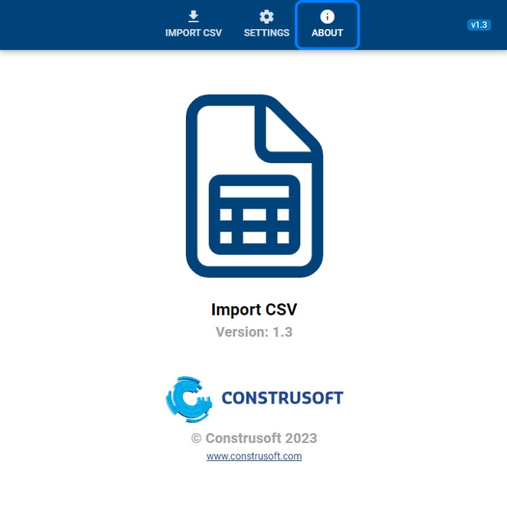 Import CSV | Tekla User Assistance