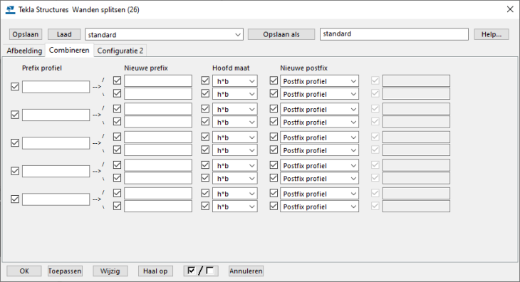 Wanden splitsen (26) | Trimble User Assistance