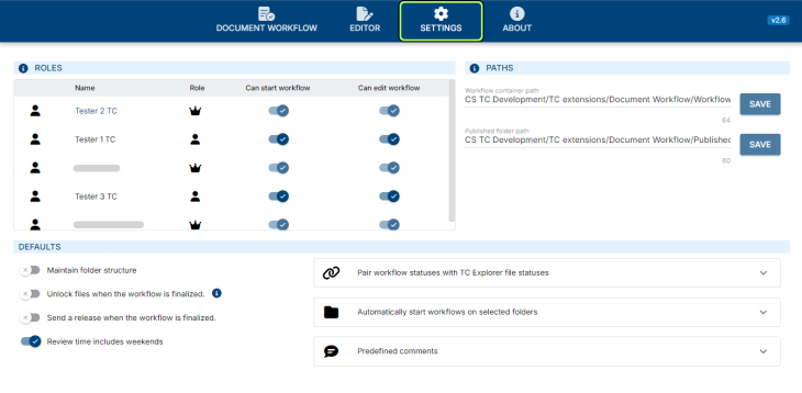 Document Workflow | Tekla User Assistance