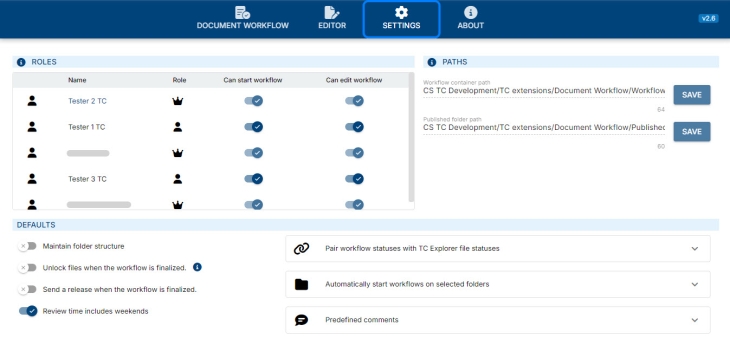 Document Workflow | Tekla User Assistance