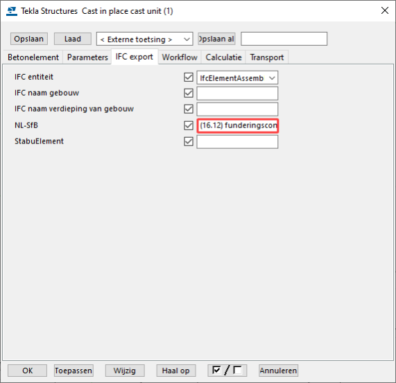 IFC Classification Reference | Tekla User Assistance