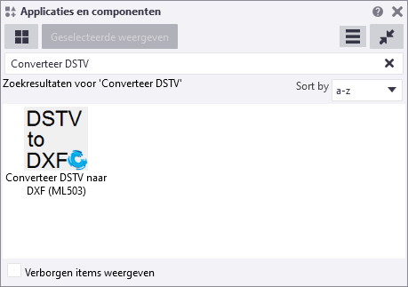 NC-bestanden converteren naar DXF | Tekla User Assistance