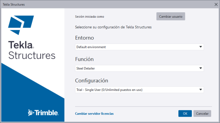 Comience a usar su Tekla Structures trial | Tekla User Assistance