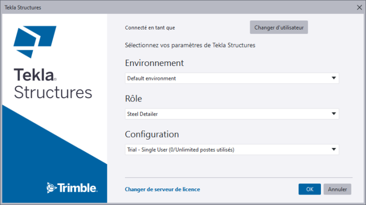 Commencer à utiliser votre version d’évaluation de Tekla Structures | Tekla User Assistance