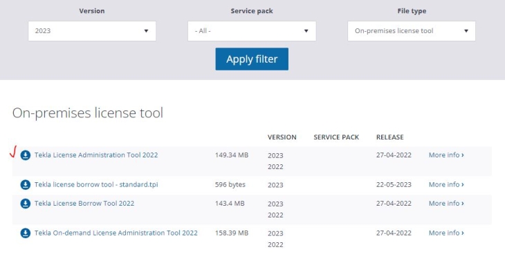 Tekla Structures 다운로드 안내 | Trimble User Assistance