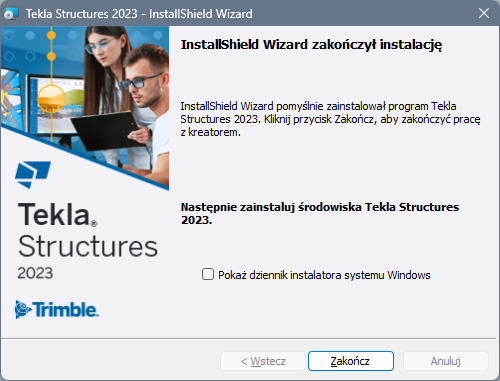 Instrukcja instalacji Tekla Structures 2023 | Trimble User Assistance