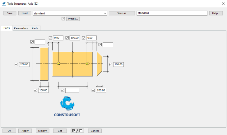Axis (52) | Tekla User Assistance