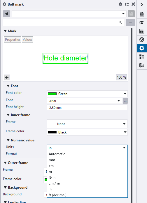 How to change bolt mark units from metric to imperial? | Trimble User ...