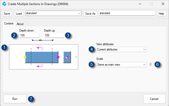 Create Multiple Sections In Drawings (DR004) | Tekla User Assistance