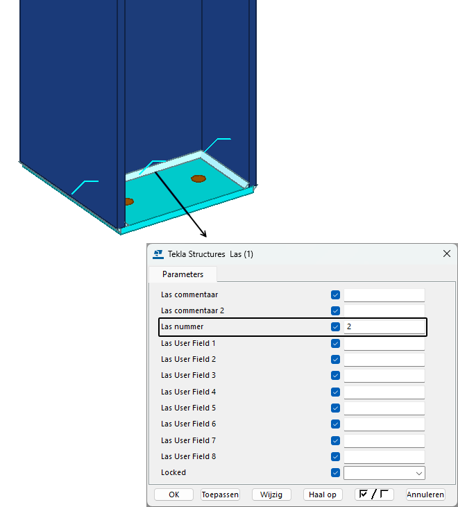 Schrijf Nummering Resultaten naar UDA (ML006) | Trimble User Assistance