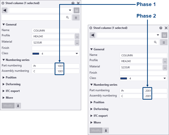 Write Numbering Results Into UDA (ML006) | Tekla User Assistance