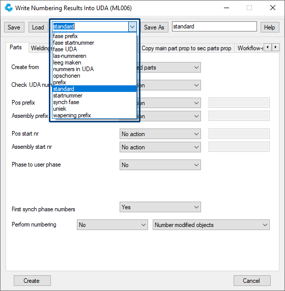 Write Numbering Results Into UDA (ML006) | Tekla User Assistance
