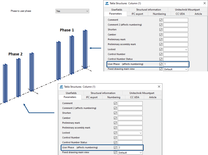 Write Numbering Results Into UDA (ML006) | Tekla User Assistance