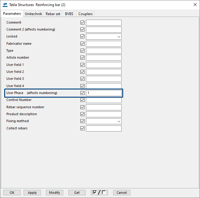 Write Numbering Results Into UDA (ML006) | Tekla User Assistance