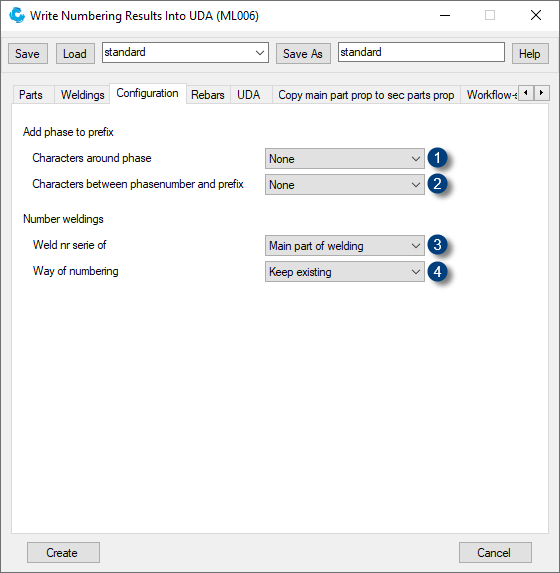Write Numbering Results Into UDA (ML006) | Tekla User Assistance