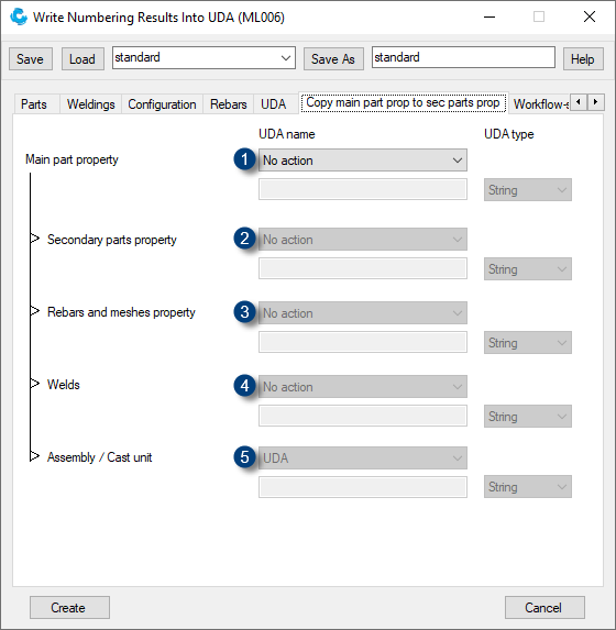Write Numbering Results Into UDA (ML006) | Tekla User Assistance