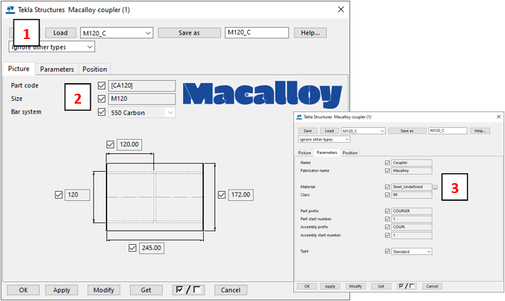 Macalloy tension rod, compression strut and cable systems | Tekla User ...