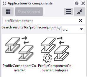 Profile - Component converter | Tekla User Assistance