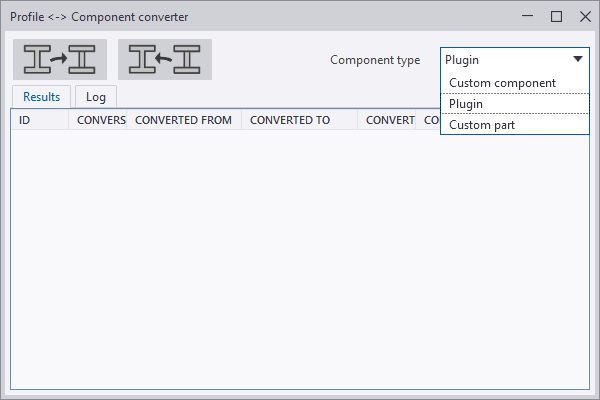 Profile - Component converter | Tekla User Assistance