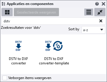 NC-bestanden converteren naar DXF | Tekla User Assistance