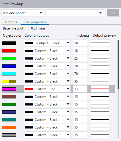 How to export black and white pdf drawings and only cloud marks in Red ...
