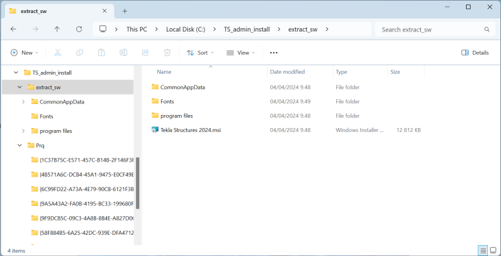 Centralized distribution of Tekla Structures 2024 | Tekla User Assistance