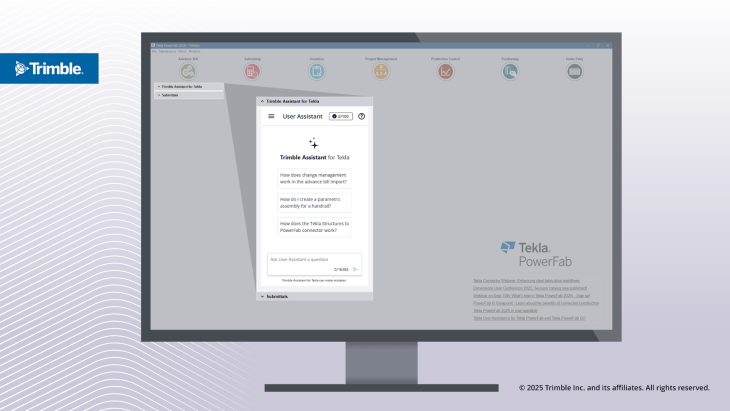 Tekla PowerFab 2025 | Trimble User Assistance