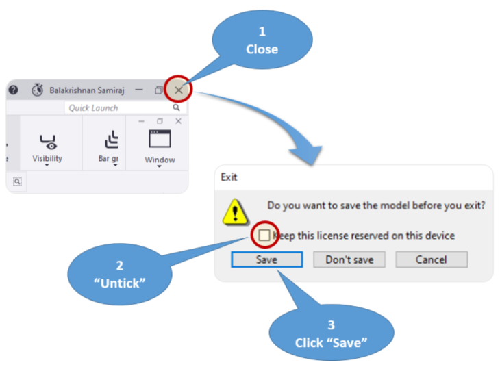 How to release an online or offline license from the Tekla Structures? | Trimble User Assistance
