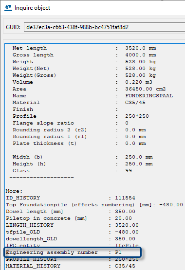 Design Group Numbering (ML002) | Trimble User Assistance