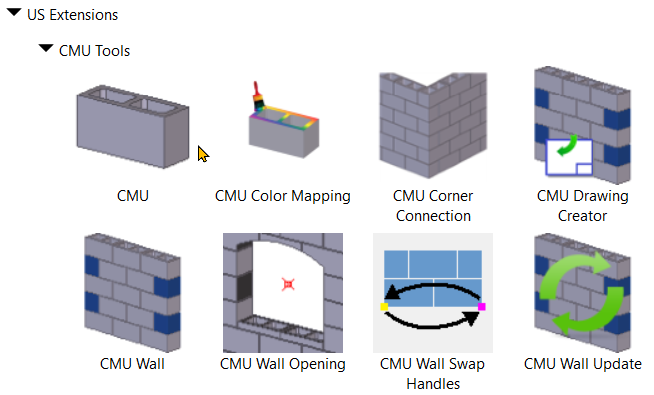 Concrete Masonry (CMU_ Tools) | Trimble User Assistance