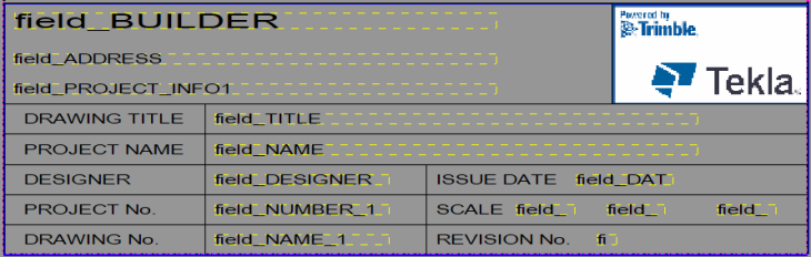 Template logo (image) from firm folder | Trimble User Assistance
