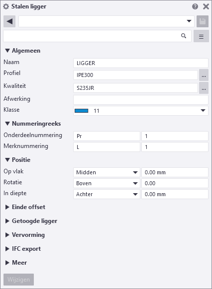 Inkorten en voortoog in het eigenschappen dialoogvenster | Trimble User ...