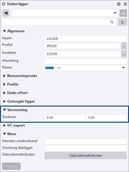 Inkorten en voortoog in het eigenschappen dialoogvenster | Trimble User ...