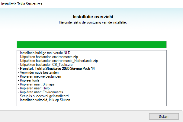 Installatie Tekla Structures 2020 SP14 | Tekla User Assistance