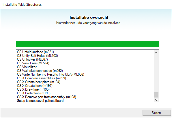 Installatie Tekla Structures 2021 SP11 | Tekla User Assistance