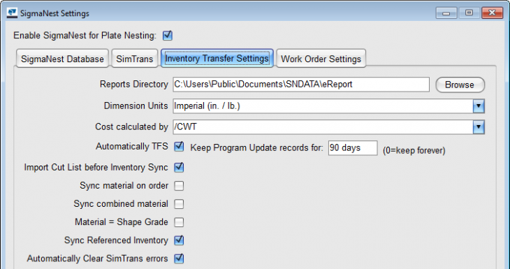 1. SigmaNest and Tekla PowerFab Setup | Tekla User Assistance