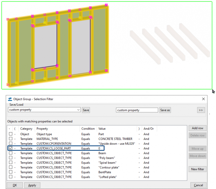 Construsoft custom properties | Tekla User Assistance