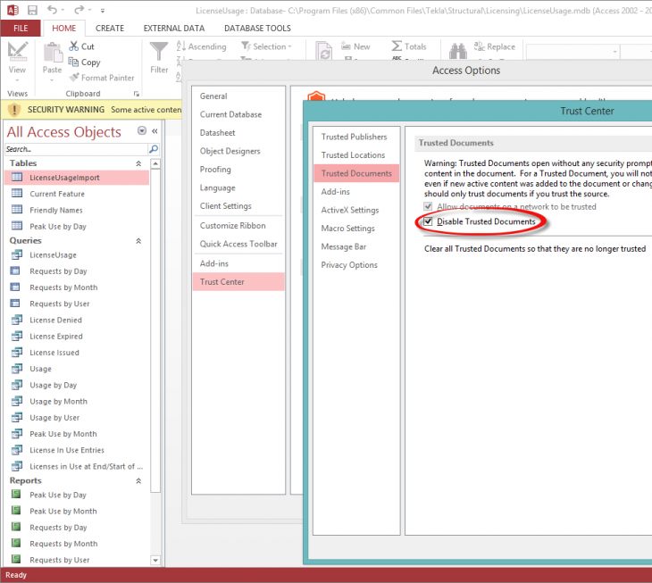 Enter Parameter Value Message And Errors In Usage By Reports Trimble User Assistance