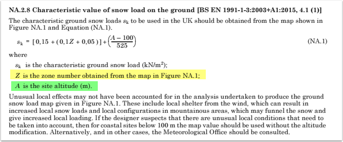 eurocode snow zones